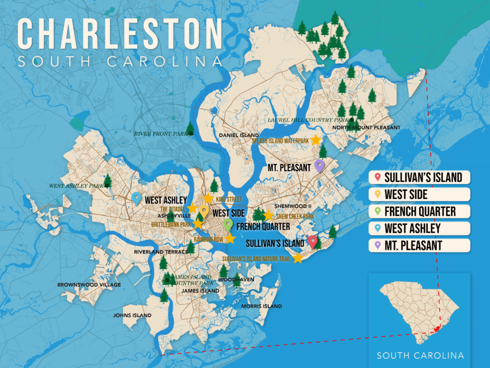 📍 Where to Stay in Charleston, SC in 2025 | 5 Best Areas