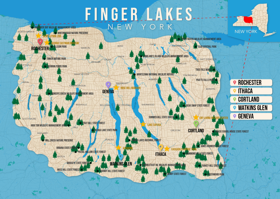 📍 Where to Stay in the Finger Lakes | Best Areas & Hotels