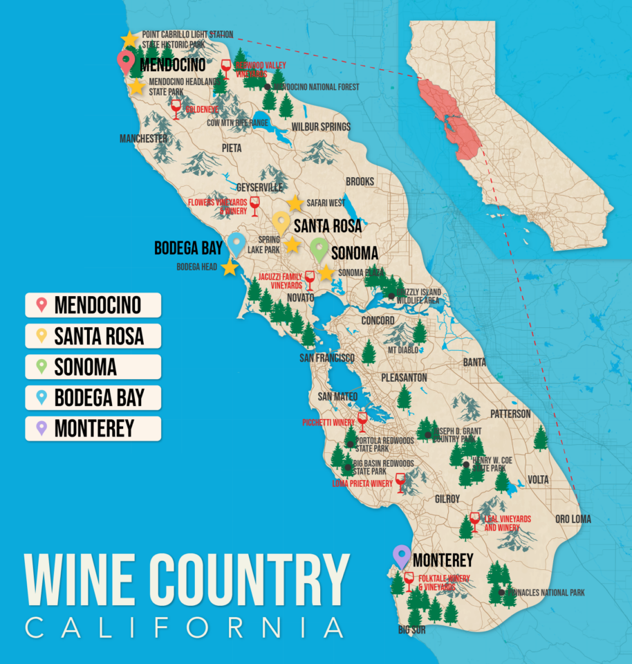 📍 Where to Stay in California Wine Country in 2026