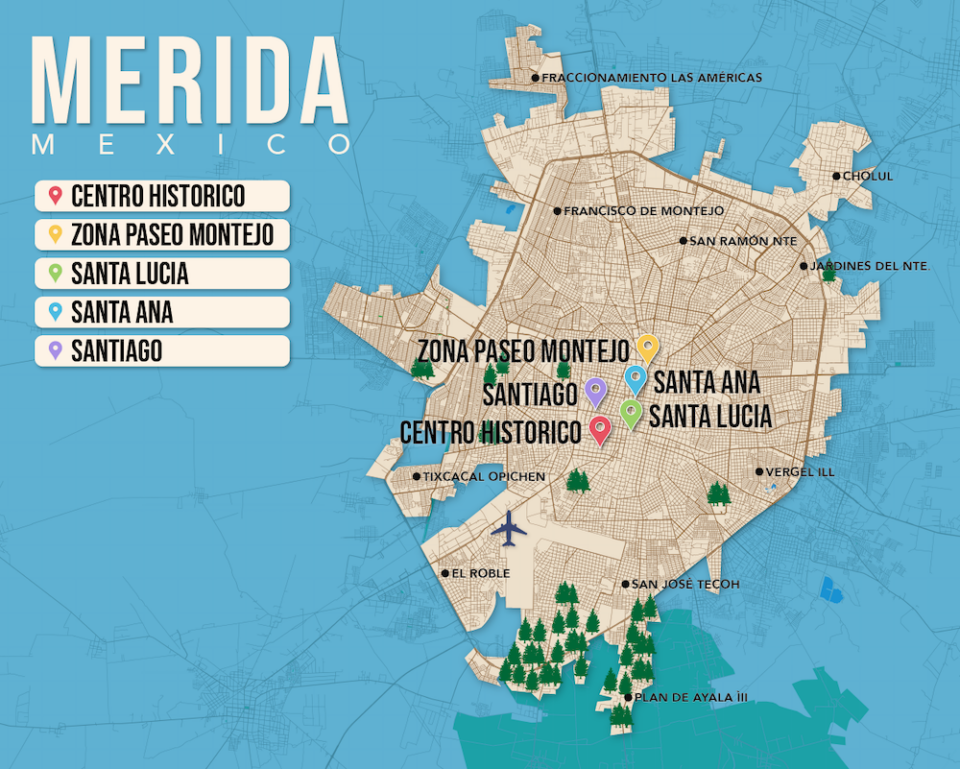📍 Where to Stay in Merida Mexico in 2024 | Best Areas