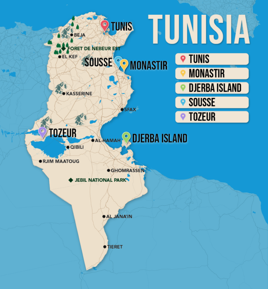📍 Where to Stay in Tunisia in 2025 | Best Areas & Hotels