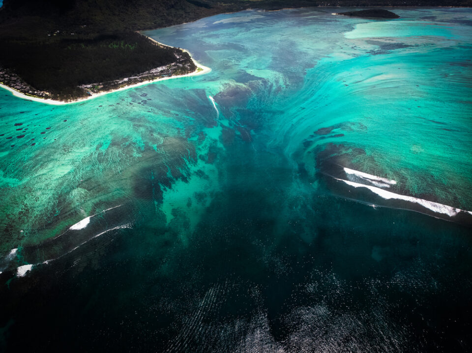 The Story Behind the Underwater Waterfall in Mauritius